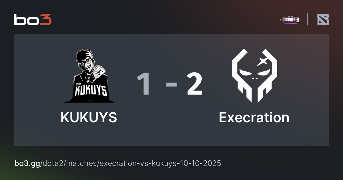 KUKUYS vs Execration - Dota 2 – bo3.gg