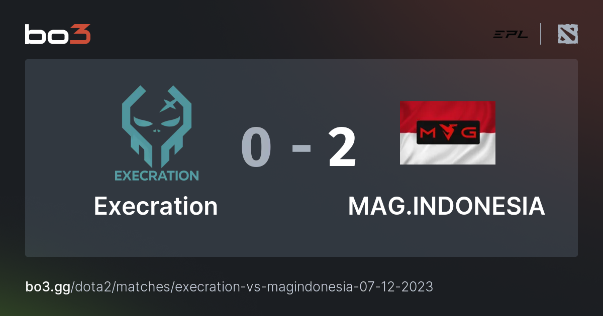 Execration vs MAG.INDONESIA - Dota 2 – bo3.gg