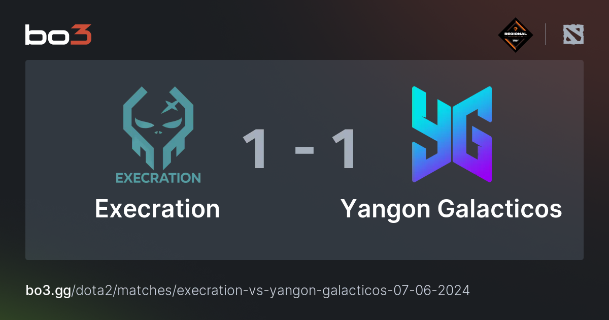 Execration vs Yangon Galacticos - Dota 2 – bo3.gg
