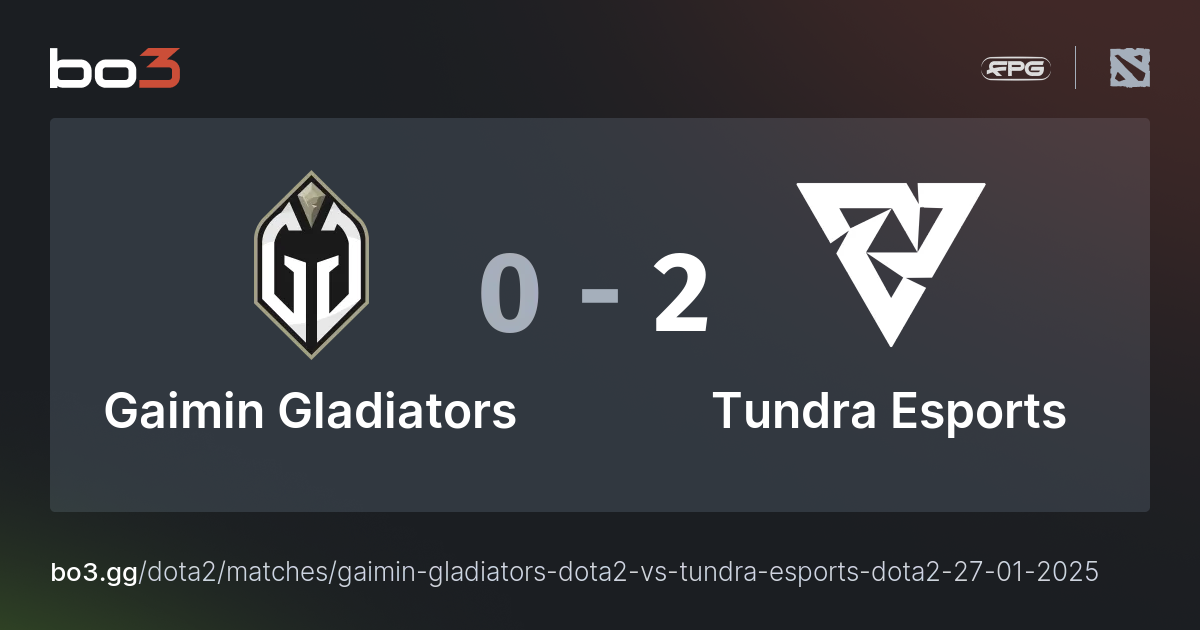 Gaimin Gladiators vs Tundra Esports – Map 1 – Dota 2 – bo3.gg
