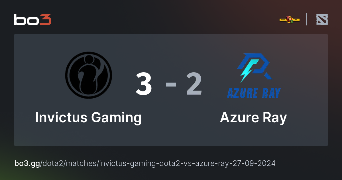 G2 x iG vs Azure Ray - Dota 2 – bo3.gg