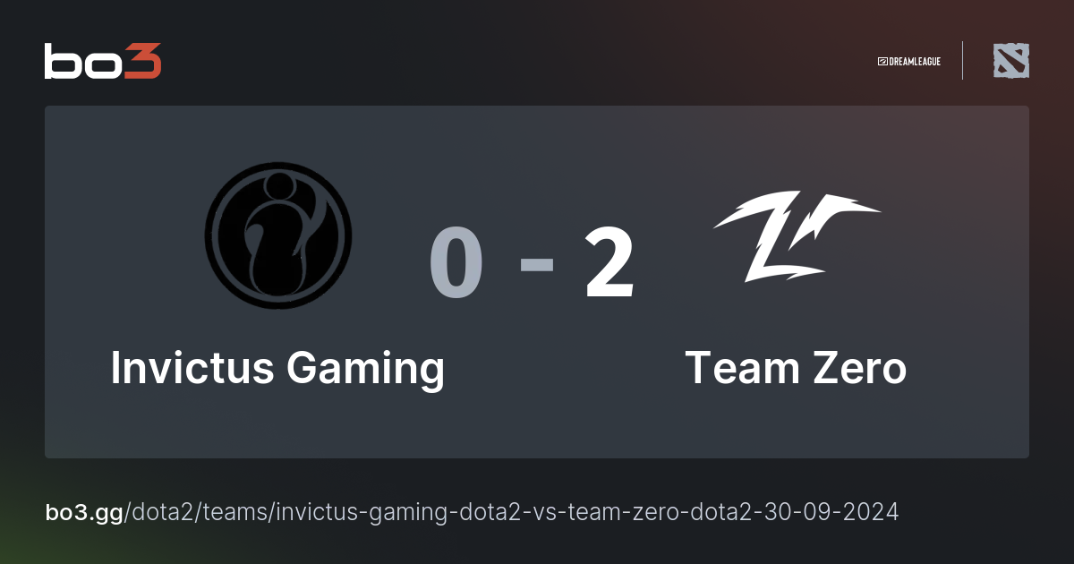 G2 x iG vs Team Zero - Dota 2 – bo3.gg