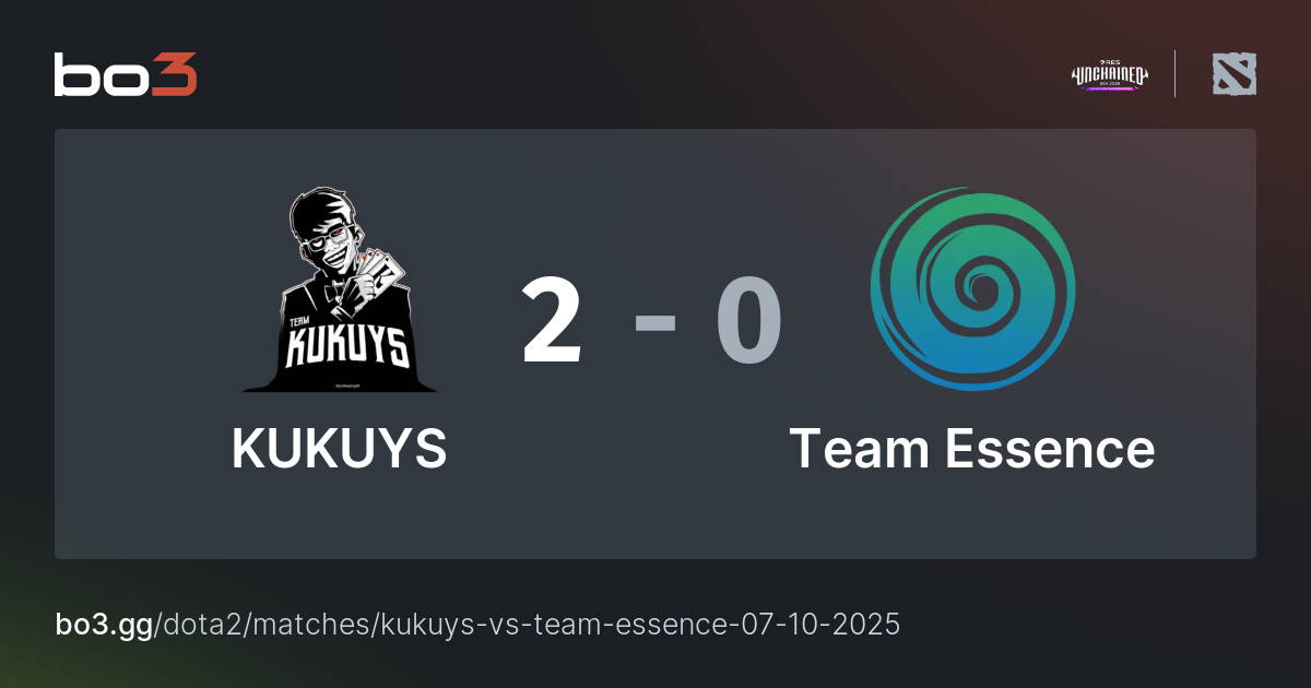 KUKUYS vs Team Essence - Dota 2 – bo3.gg