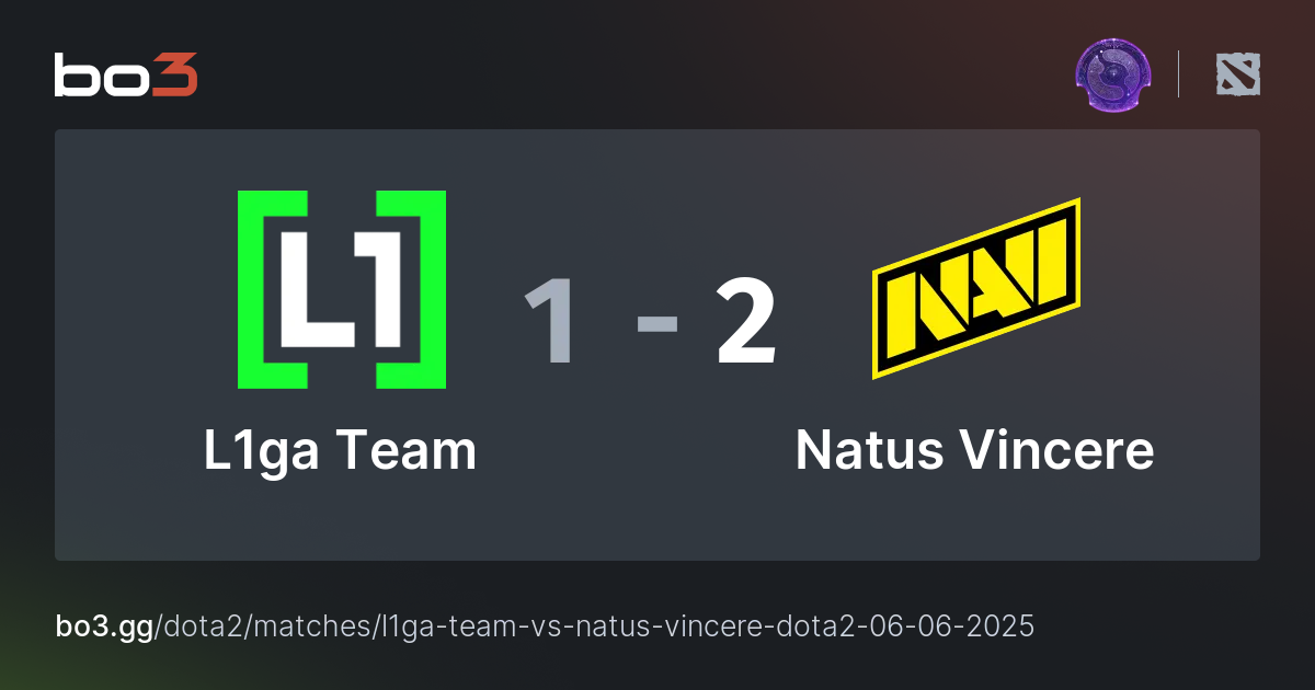 L1ga Team vs Natus Vincere - Dota 2 – bo3.gg