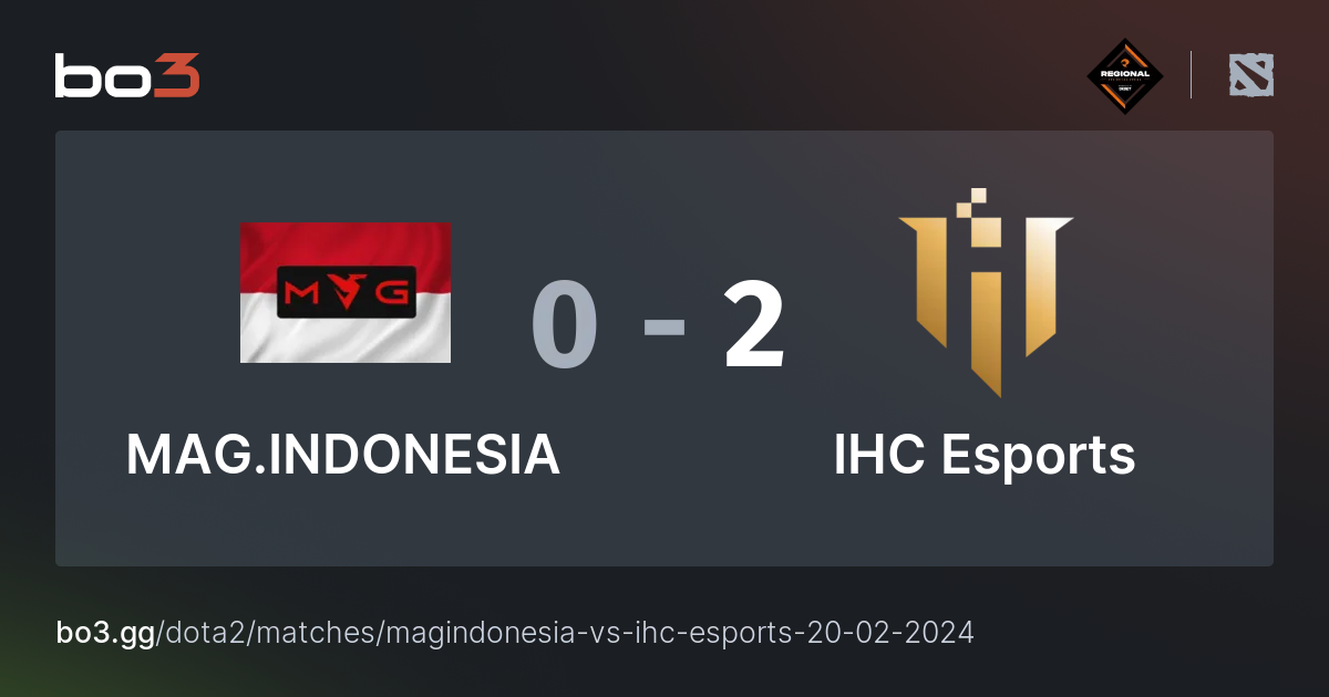 MAG.INDONESIA vs IHC Esports - Dota 2 – bo3.gg
