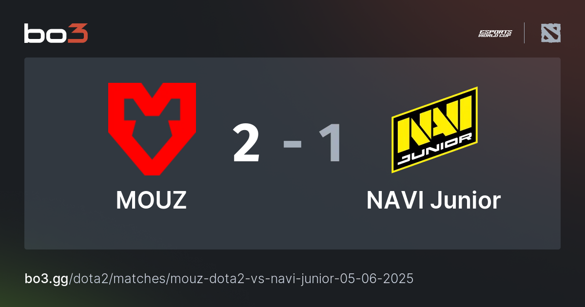 MOUZ vs NAVI Junior - Dota 2 – bo3.gg