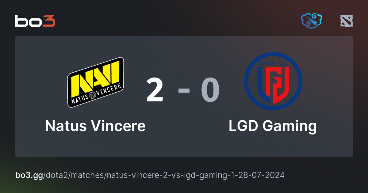Natus Vincere vs LGD Gaming - Dota 2 – bo3.gg