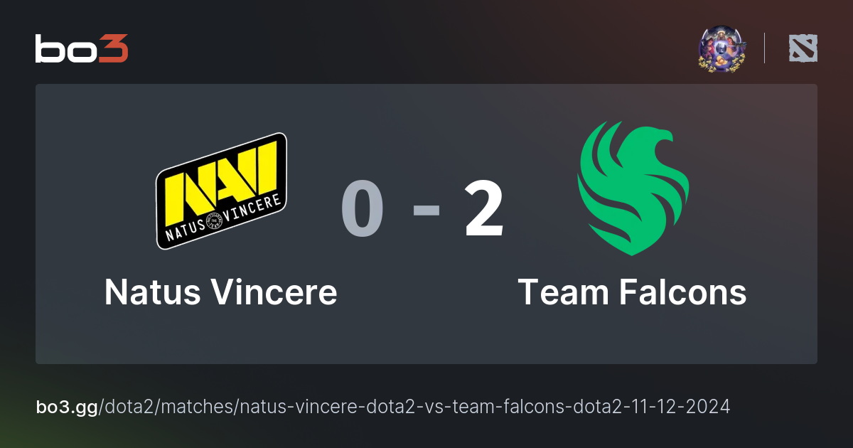 Natus Vincere vs Team Falcons - Dota 2 – bo3.gg