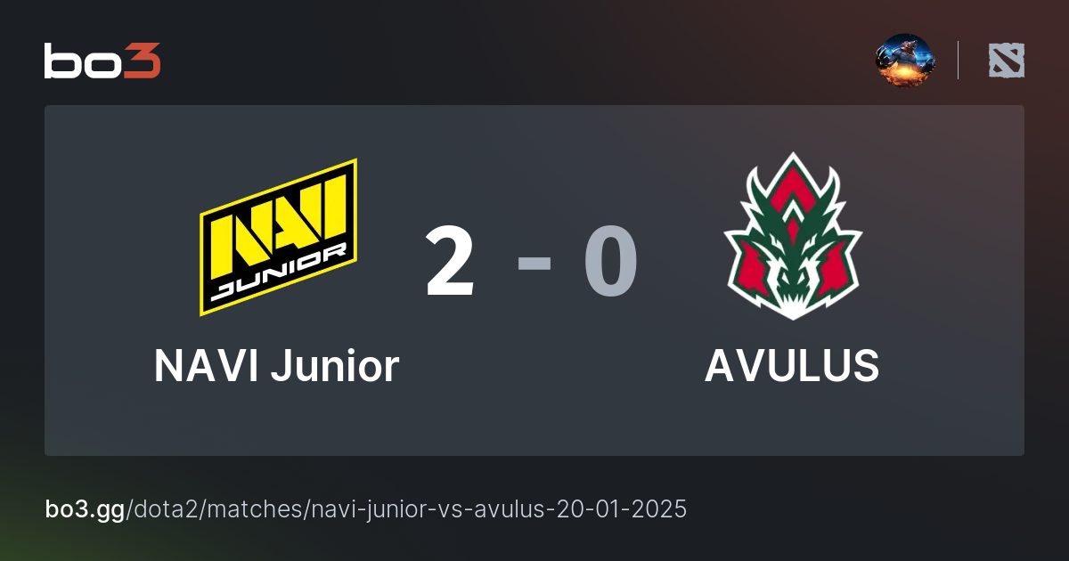 NAVI Junior vs AVULUS - Dota 2 – bo3.gg
