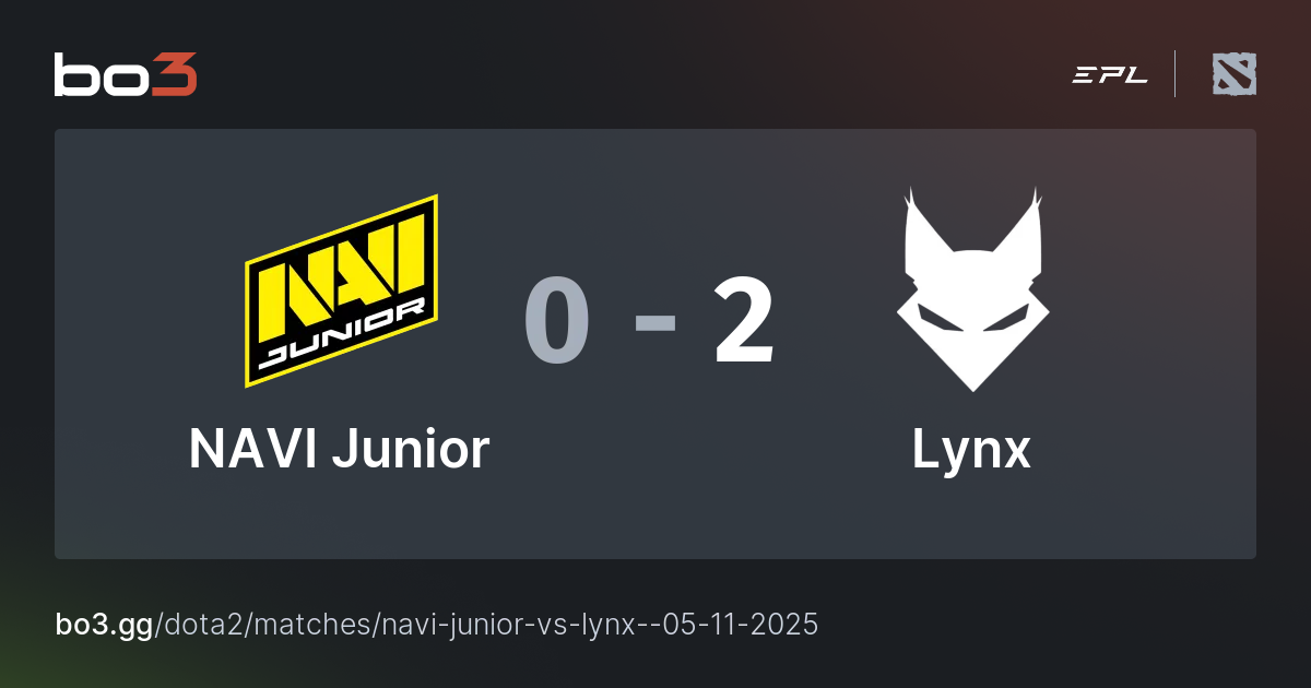 NAVI Junior vs Lynx - Dota 2 – bo3.gg