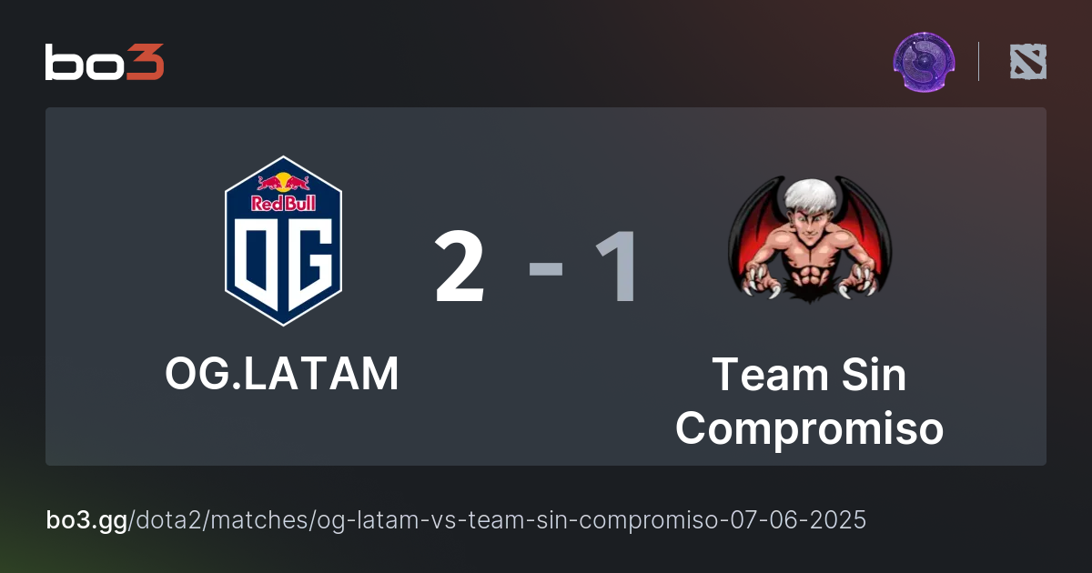 OG.LATAM vs Team Sin Compromiso - Dota 2 En Vivo – bo3.gg