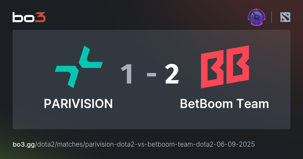 PARIVISION vs BetBoom Team - Dota 2 En Vivo – bo3.gg