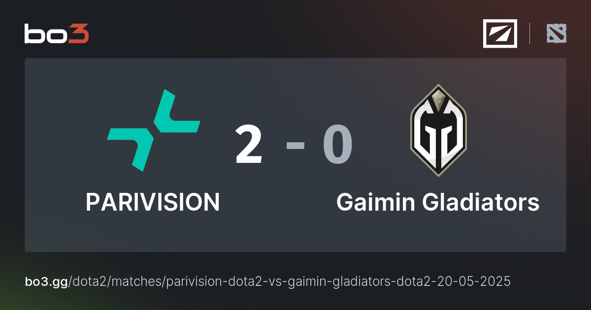 PARIVISION vs Gaimin Gladiators - Dota 2 – bo3.gg