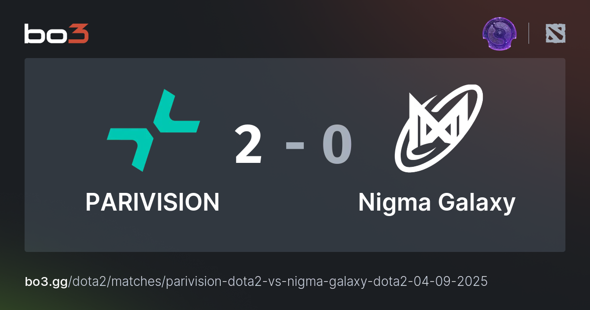 PARIVISION vs Nigma Galaxy – Dota 2 Live – bo3.gg