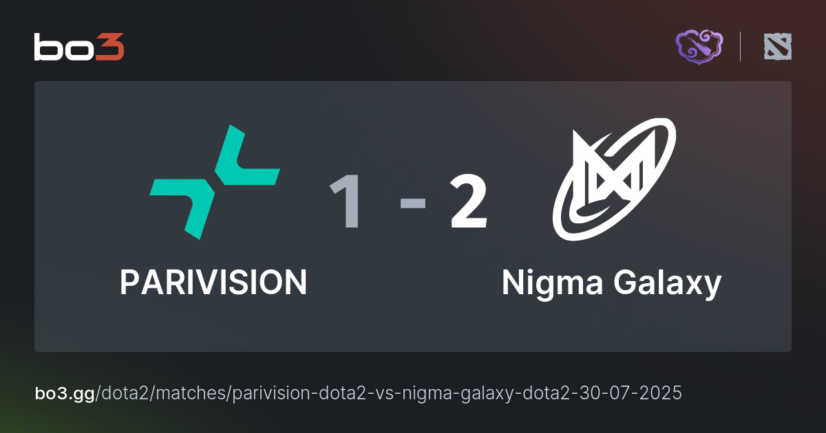PARIVISION vs Nigma Galaxy - Dota 2 – bo3.gg