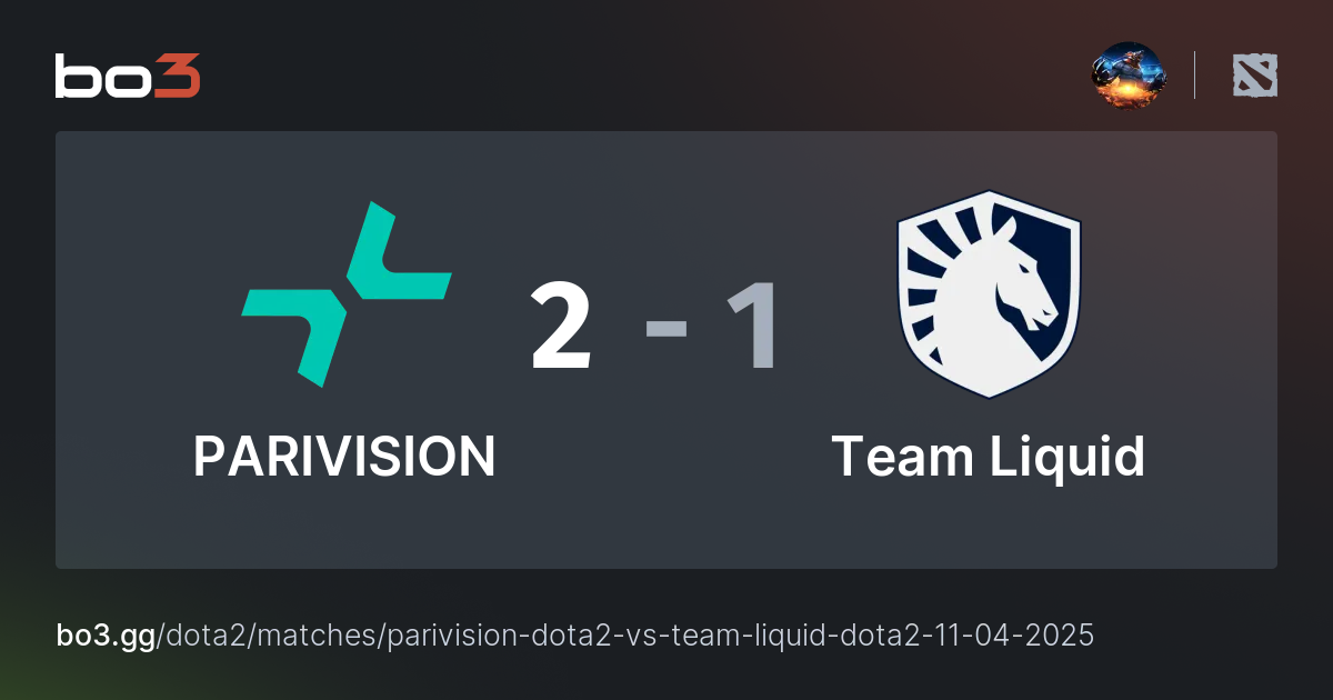 PARIVISION vs Team Liquid - Dota 2 – bo3.gg