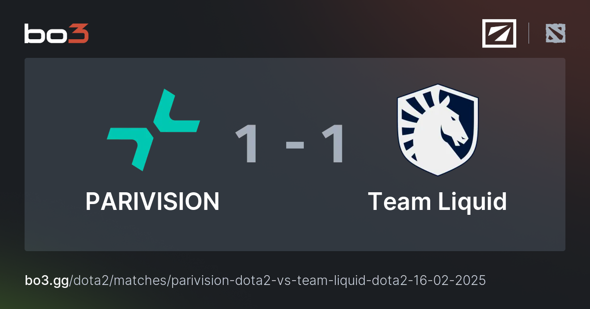PARIVISION vs Team Liquid - Dota 2 – bo3.gg