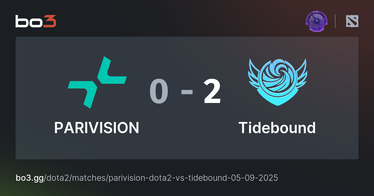 PARIVISION vs Tidebound – Map 2 – Dota 2 – bo3.gg