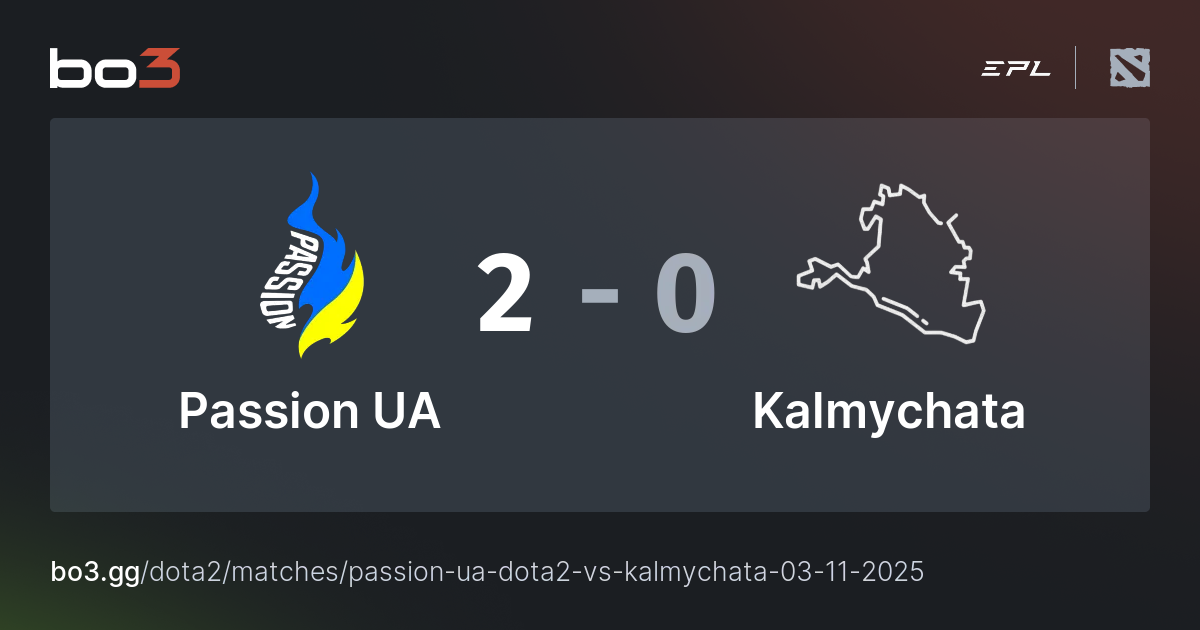Passion UA vs Kalmychata - Dota 2 – bo3.gg