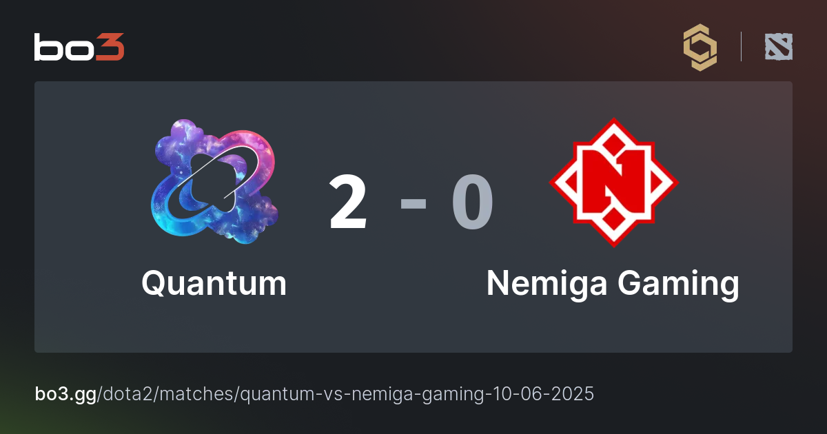 Quantum vs Nemiga Gaming - Dota 2 – bo3.gg