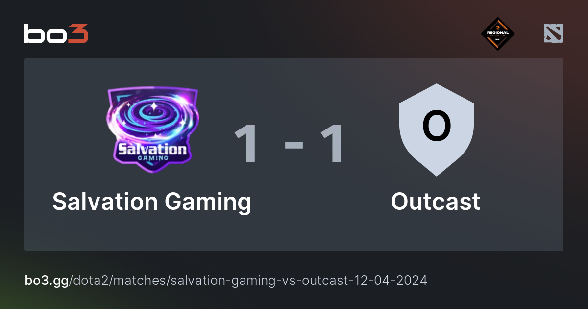 Salvation Gaming vs Outcast - Dota 2 – bo3.gg