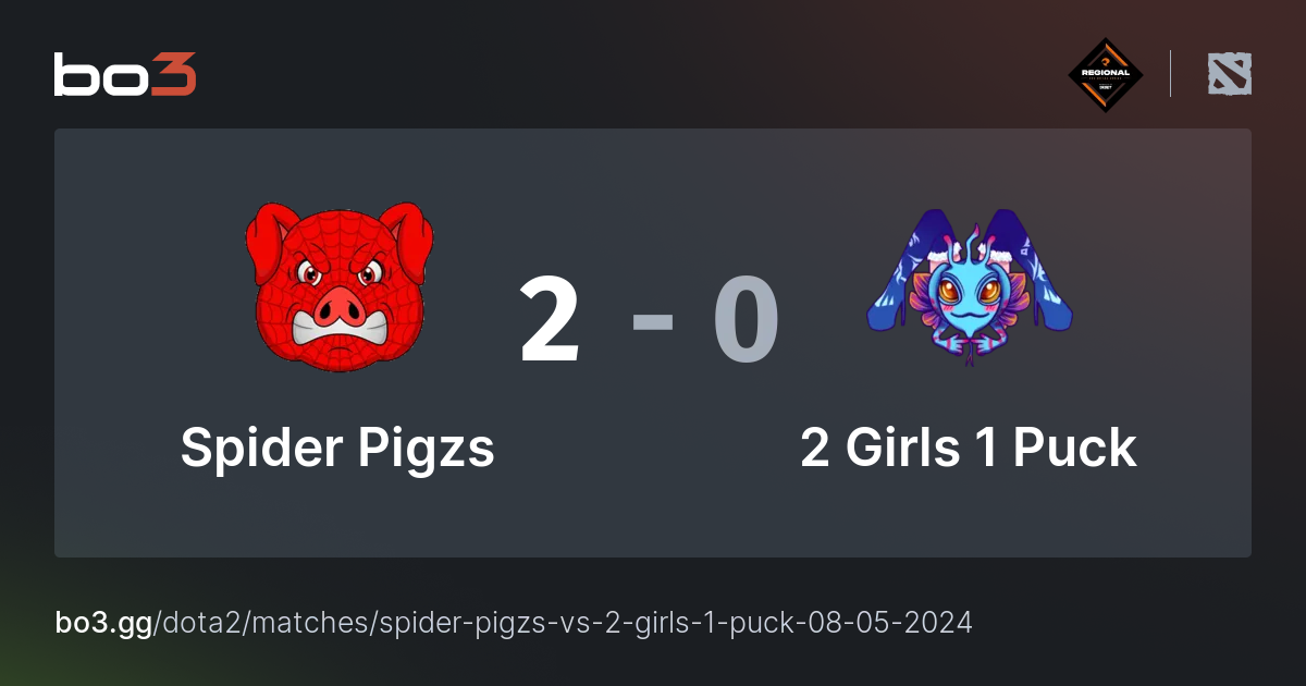 Spider Pigzs vs 2 Girls 1 Puck - Dota 2 – bo3.gg