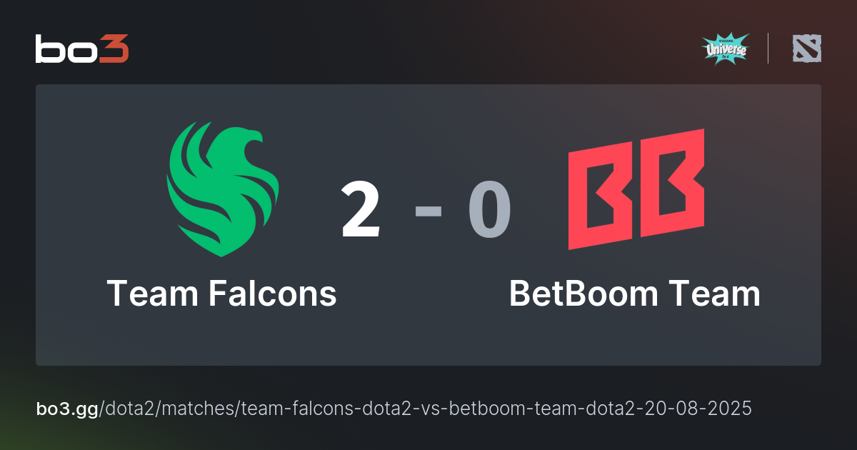 Team Falcons vs BetBoom Team - Dota 2 Live – bo3.gg