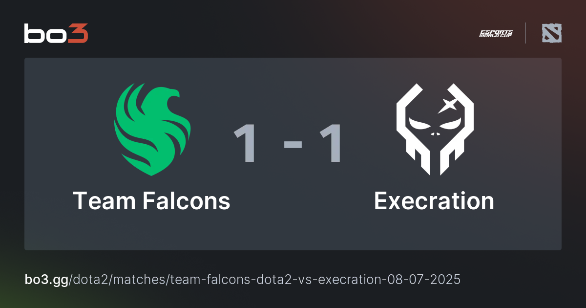 Team Falcons vs Execration – Map 1 – Dota 2 – bo3.gg