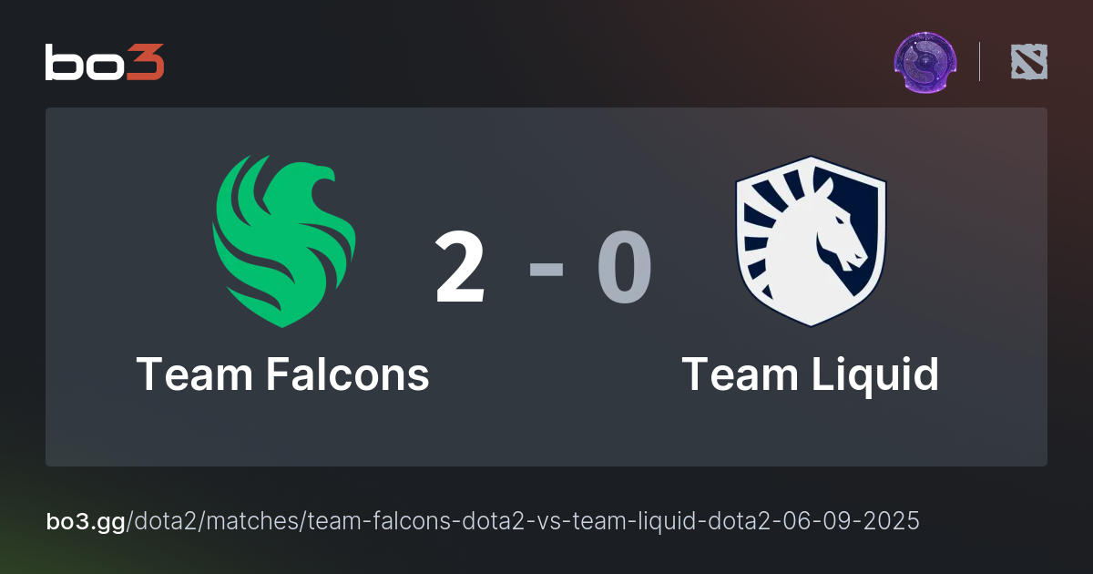Team Falcons vs Team Liquid - Dota 2 – bo3.gg