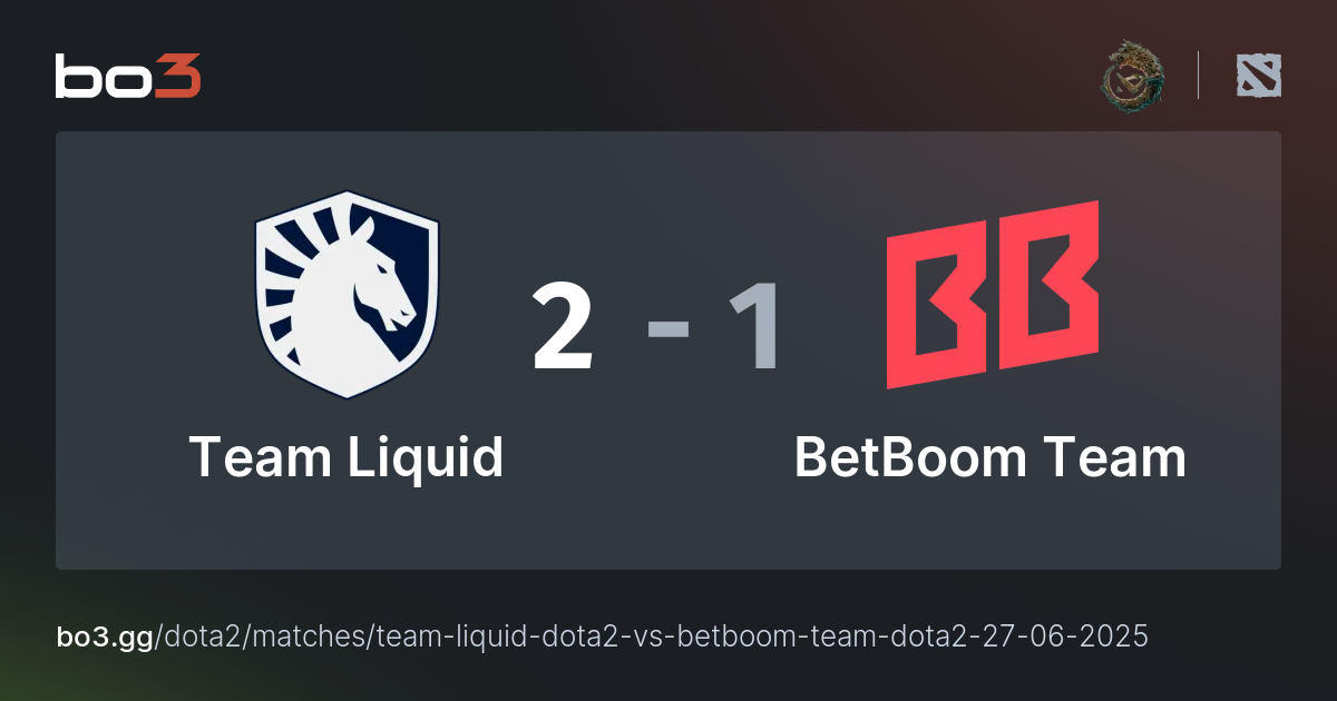 Team Liquid vs BetBoom Team - Dota 2 – bo3.gg