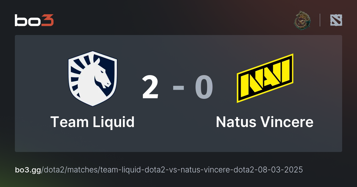 Team Liquid vs Natus Vincere - Dota 2 – bo3.gg