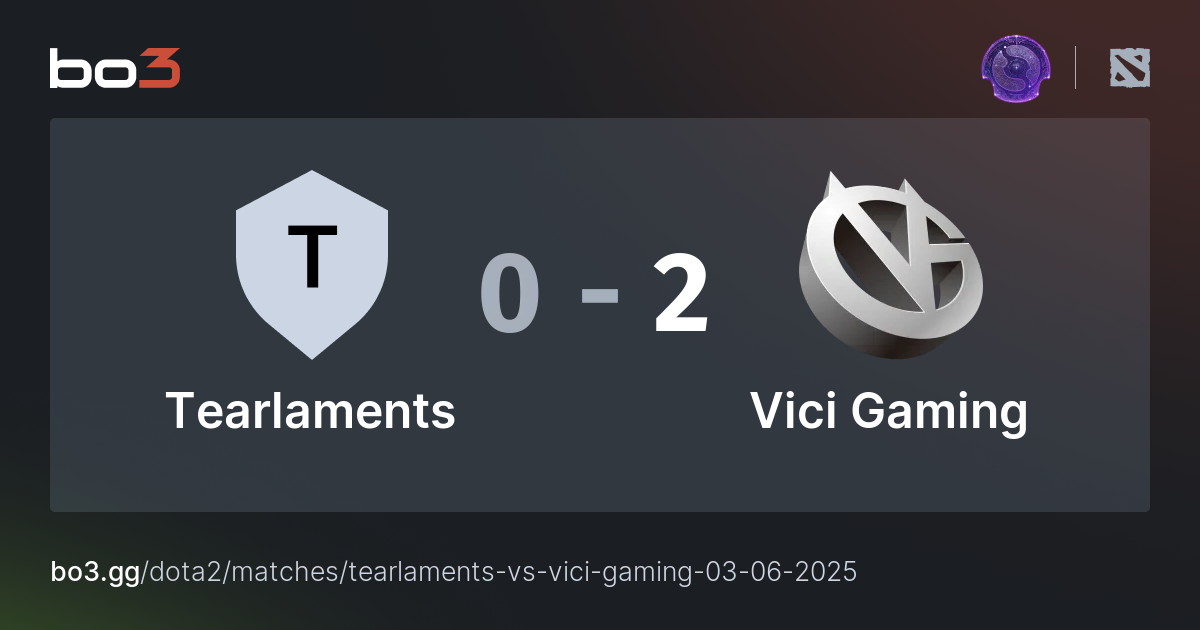 Tearlaments vs Vici Gaming - Dota 2 – bo3.gg