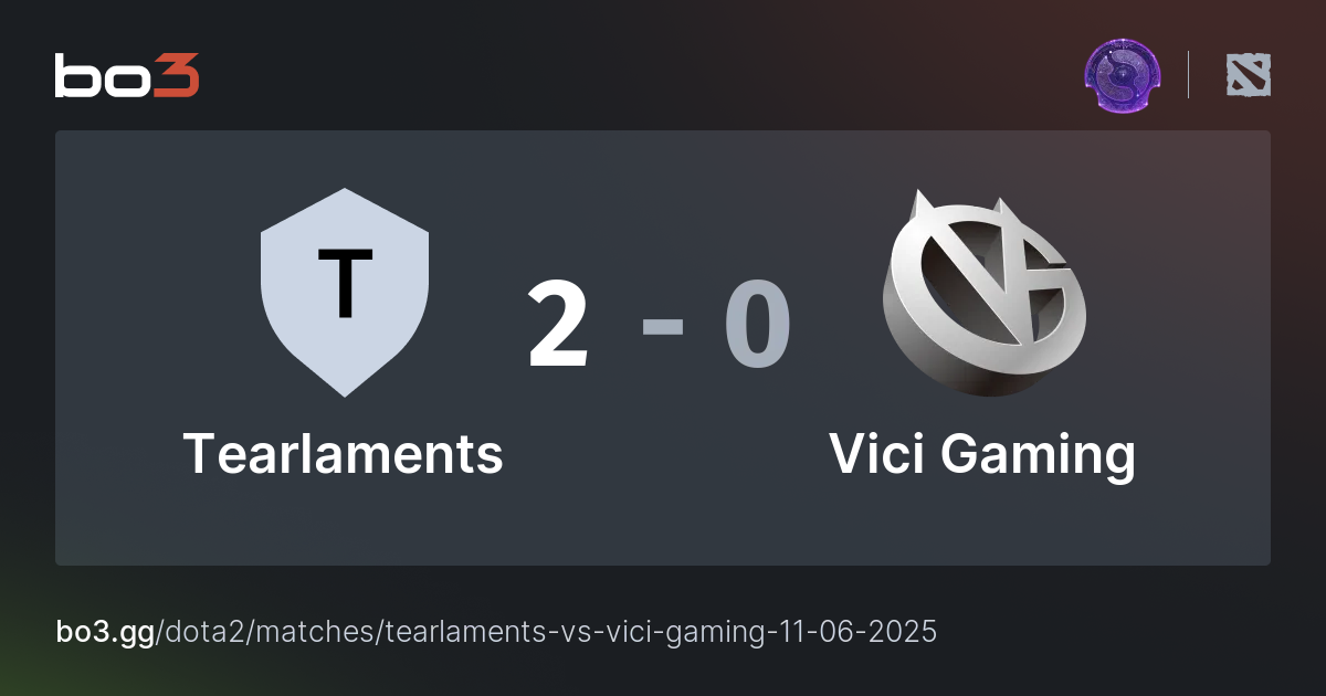 Tearlaments vs Vici Gaming - Dota 2 – bo3.gg