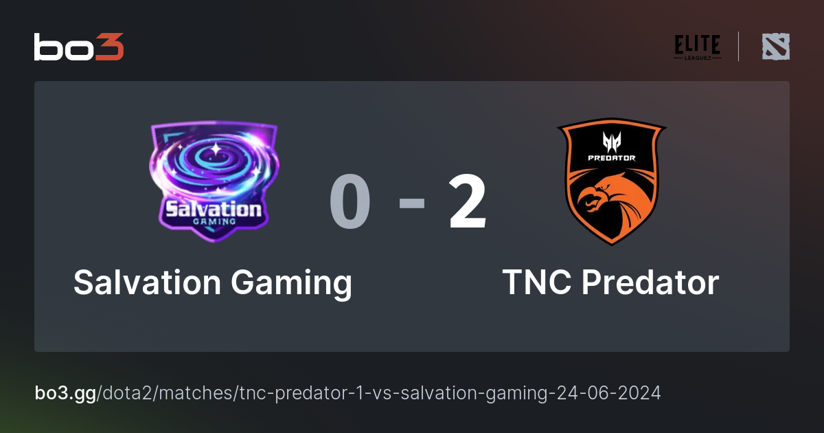 Salvation Gaming vs TNC Predator - Dota 2 – bo3.gg