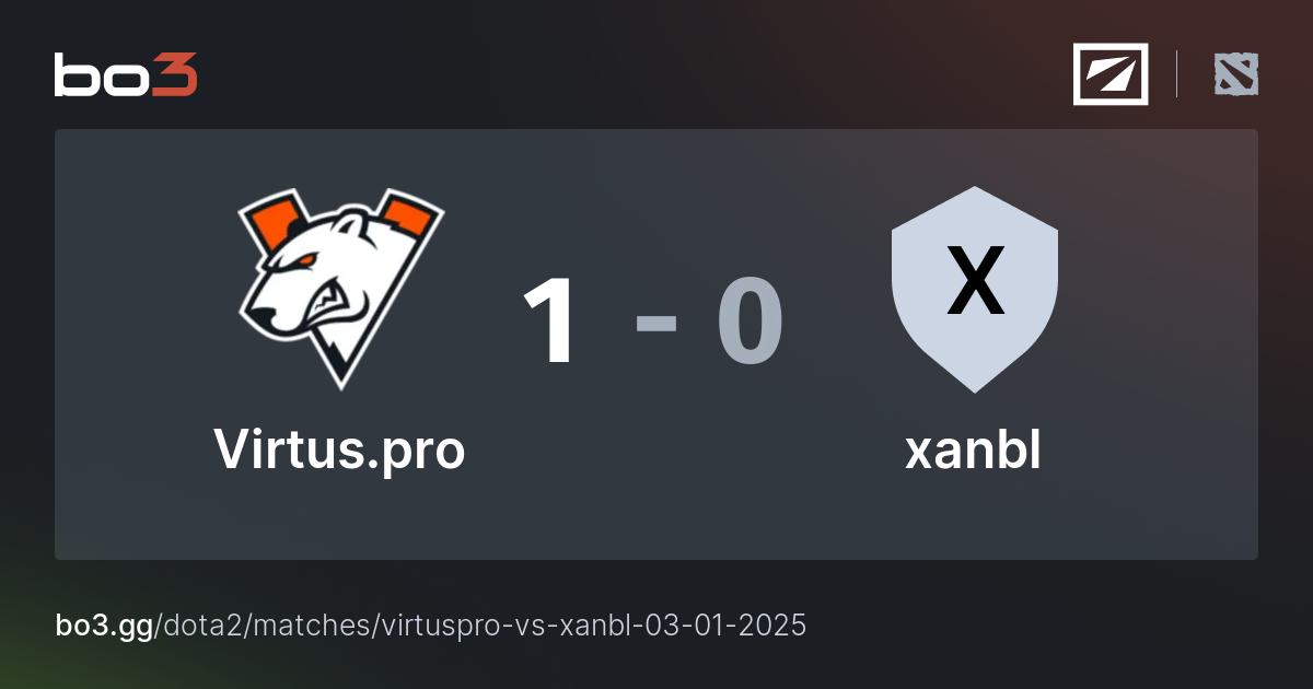 Virtus.pro vs xanbl - Dota 2 – bo3.gg