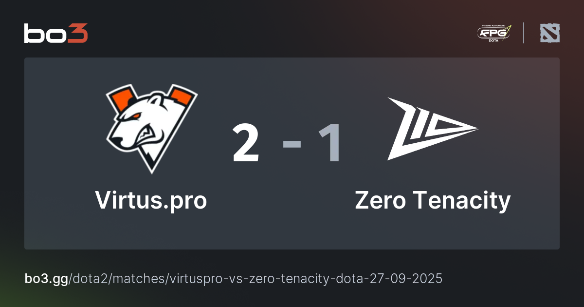 Virtus.pro vs Zero Tenacity – Map 2 – Dota 2 – bo3.gg