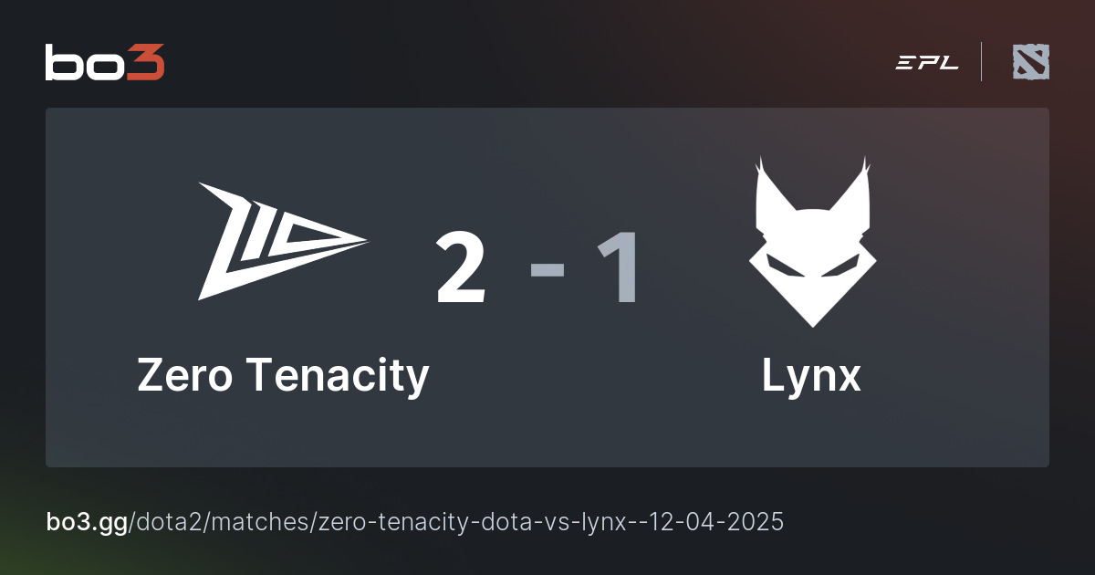 Zero Tenacity vs Lynx – Map 3 – Dota 2 – bo3.gg