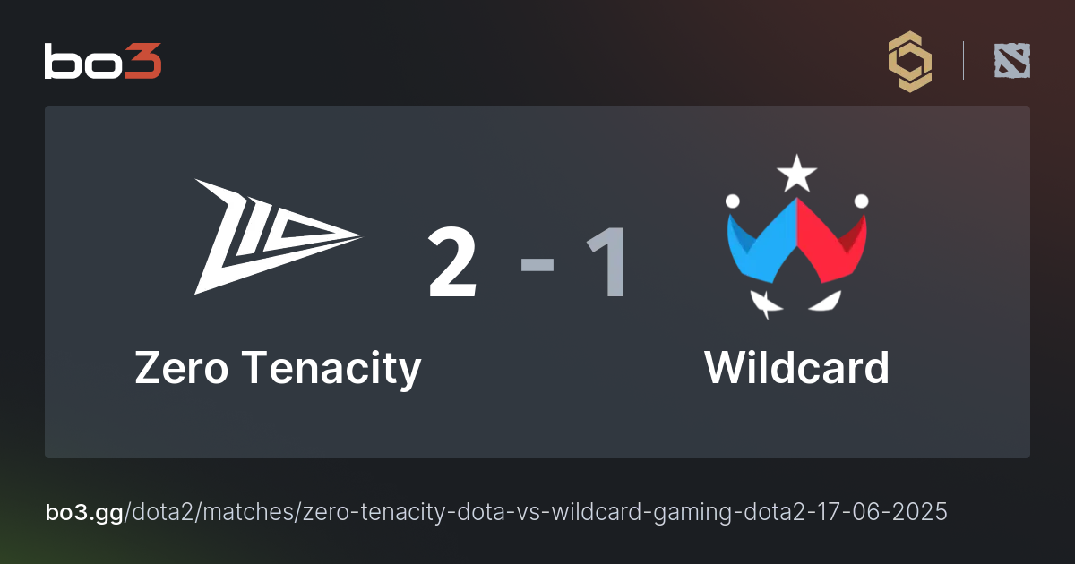 Zero Tenacity vs Wildcard - Dota 2 – bo3.gg