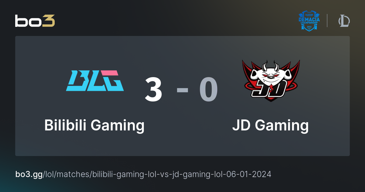 Bilibili Gaming vs JD Gaming - League of Legends – bo3.gg