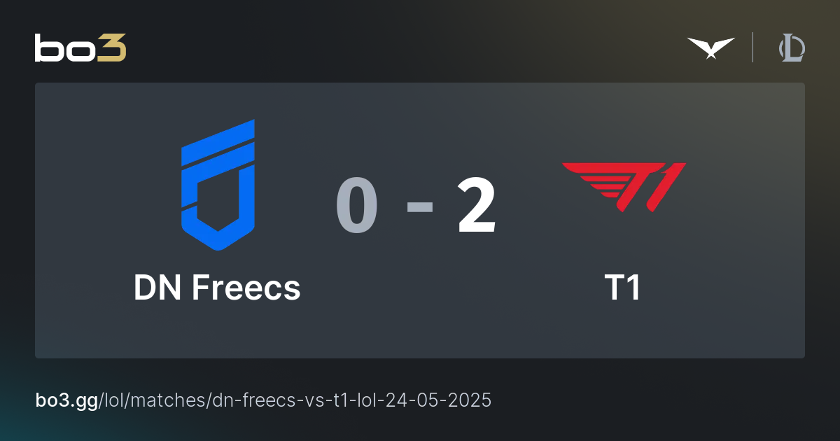 DN Freecs vs T1 - League of Legends – bo3.gg