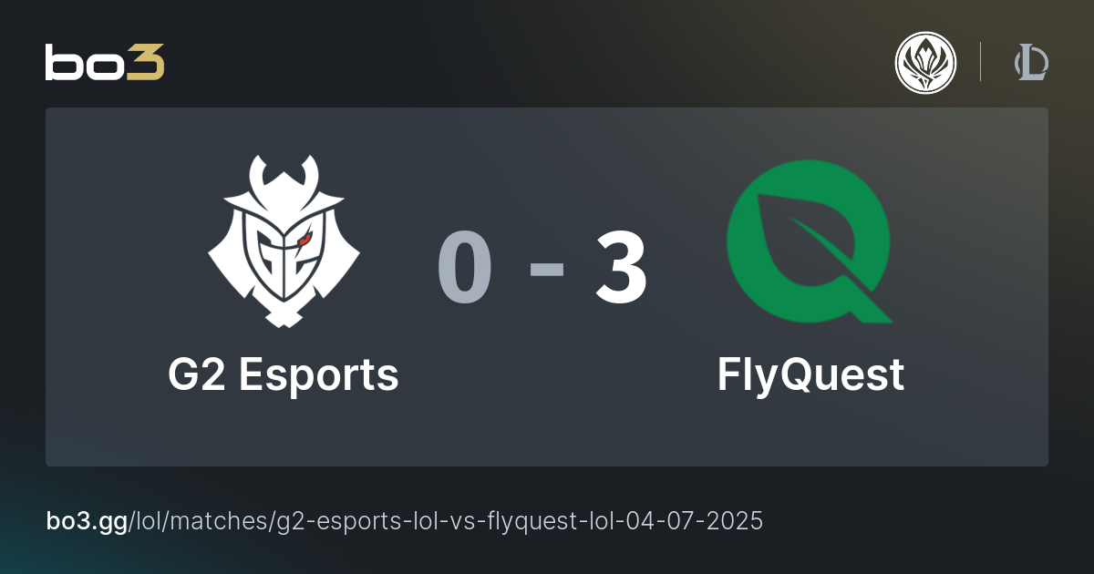 G2 Esports vs FlyQuest – Map 2 – League of Legends – bo3.gg