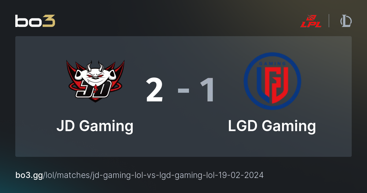 JD Gaming vs LGD Gaming - League of Legends – bo3.gg