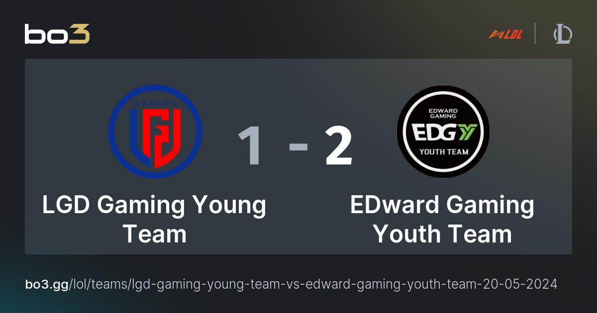 LGD Gaming Young Team vs EDward Gaming Youth Team - 리그 오브 레전드 – bo3.gg
