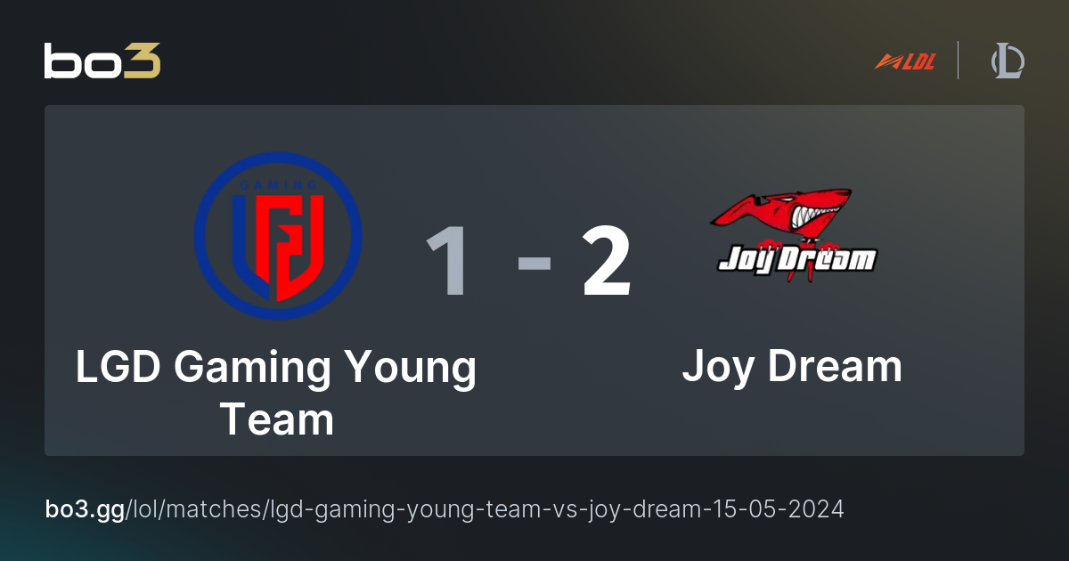 LGD Gaming Young Team vs Joy Dream - League of Legends – bo3.gg