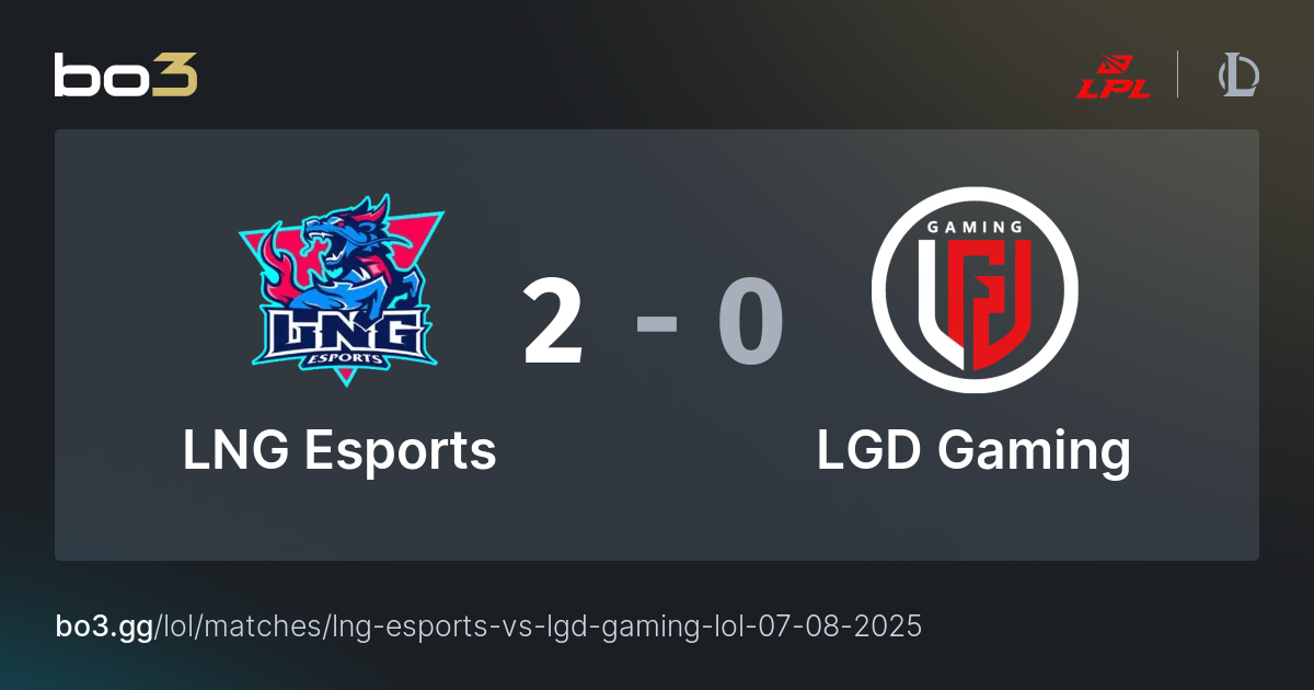 LNG Esports vs LGD Gaming – Map 1 – League of Legends – bo3.gg