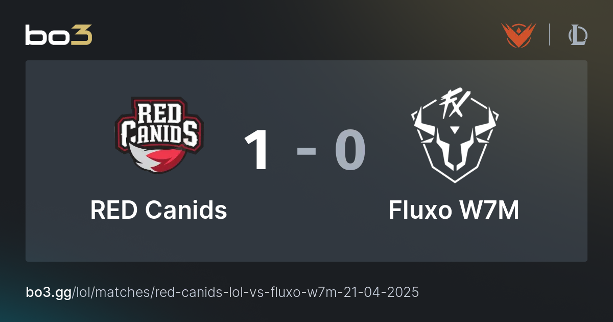 RED Canids vs Fluxo W7M - League of Legends – bo3.gg