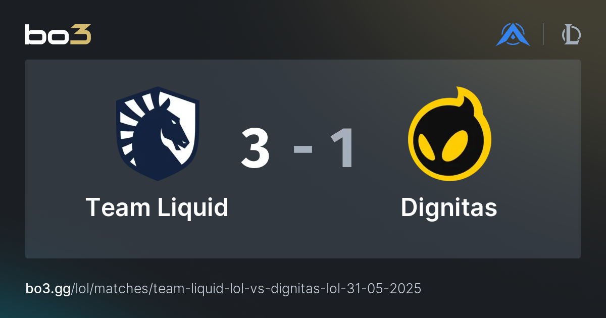 Team Liquid vs Dignitas - League of Legends – bo3.gg