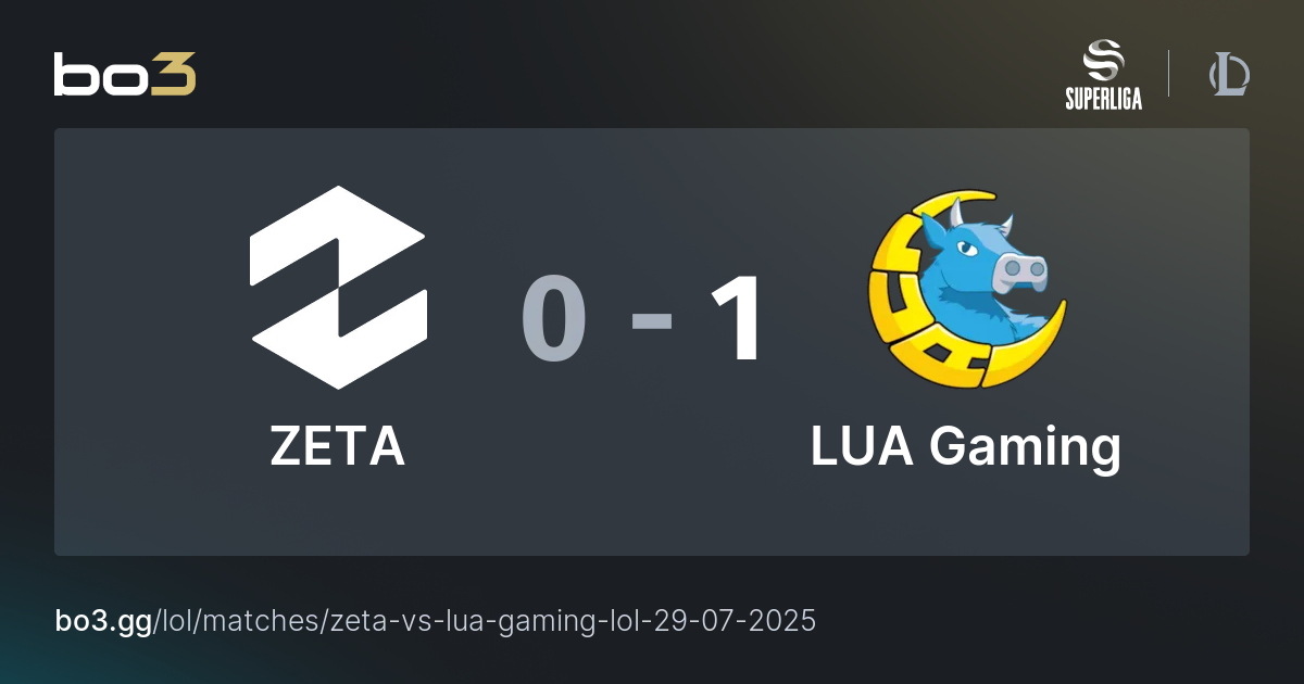 ZETA vs LUA Gaming - League of Legends ライブ – bo3.gg