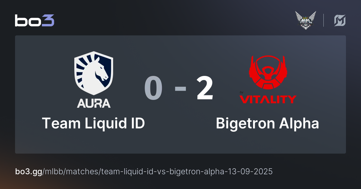 Team Liquid ID vs Bigetron Alpha - Mobile Legends – bo3.gg