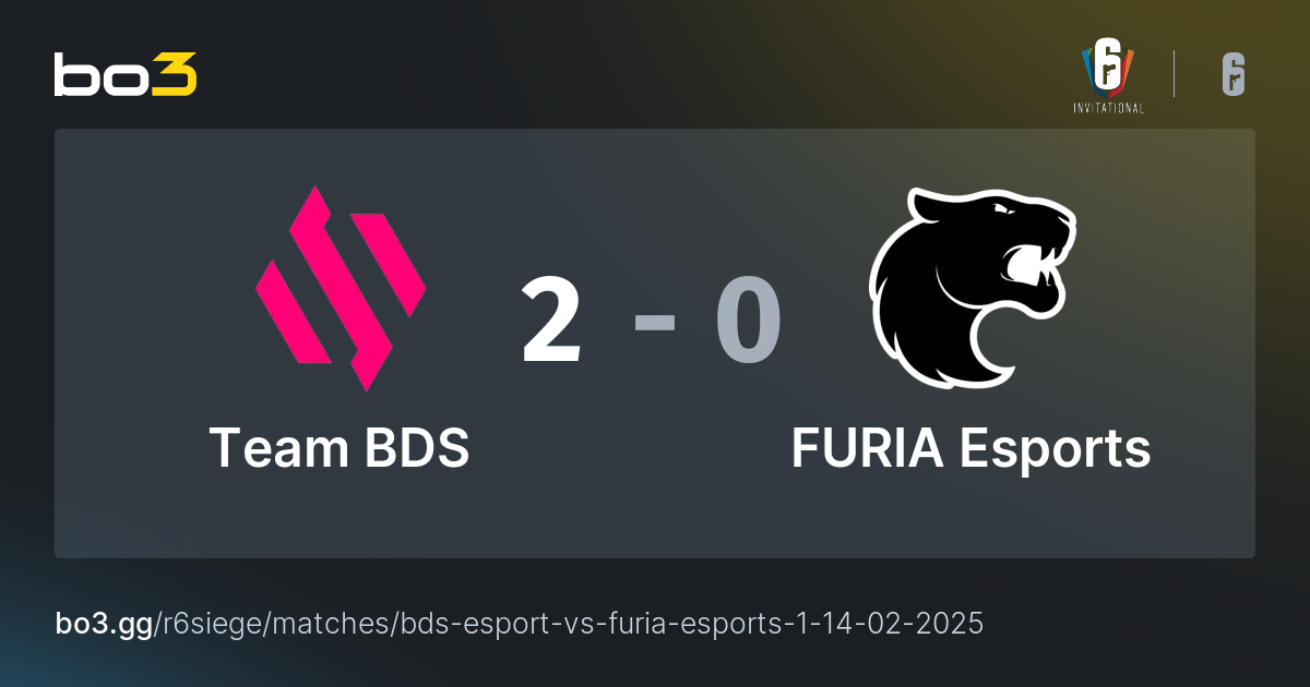 Team BDS vs FURIA - Rainbow Six Siege – bo3.gg
